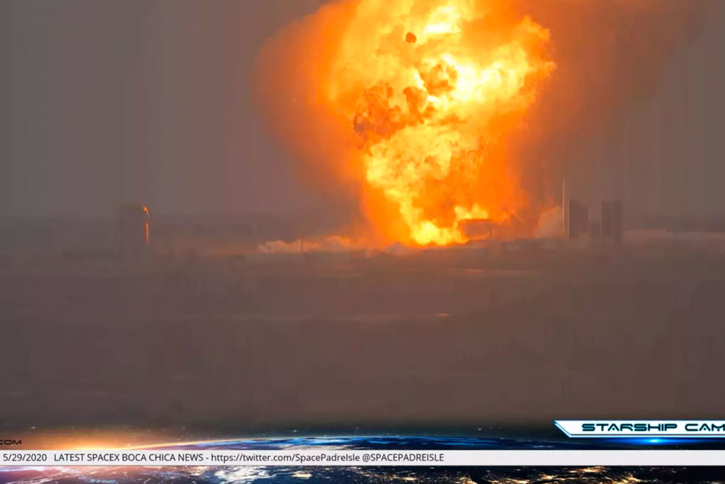 SpaceX Starship Explodes at Boca Chica - RGVmag